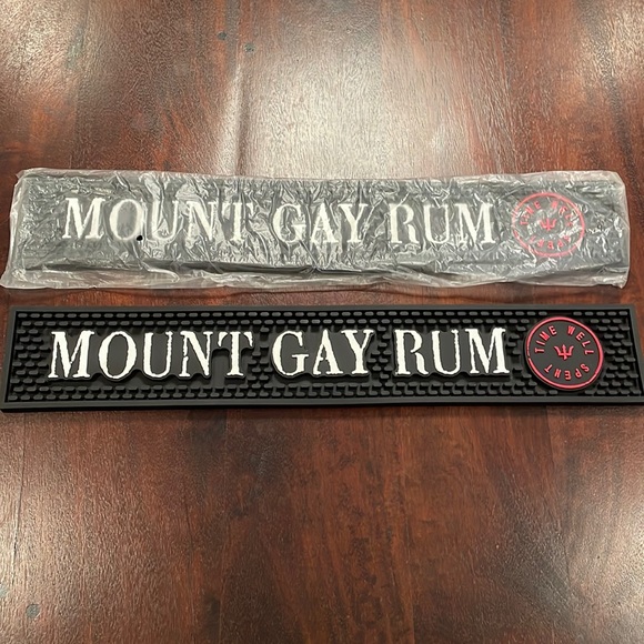 mount gay rum | Dining | Sold New Mount Gay Rum Bar Shot Mats | Poshmark